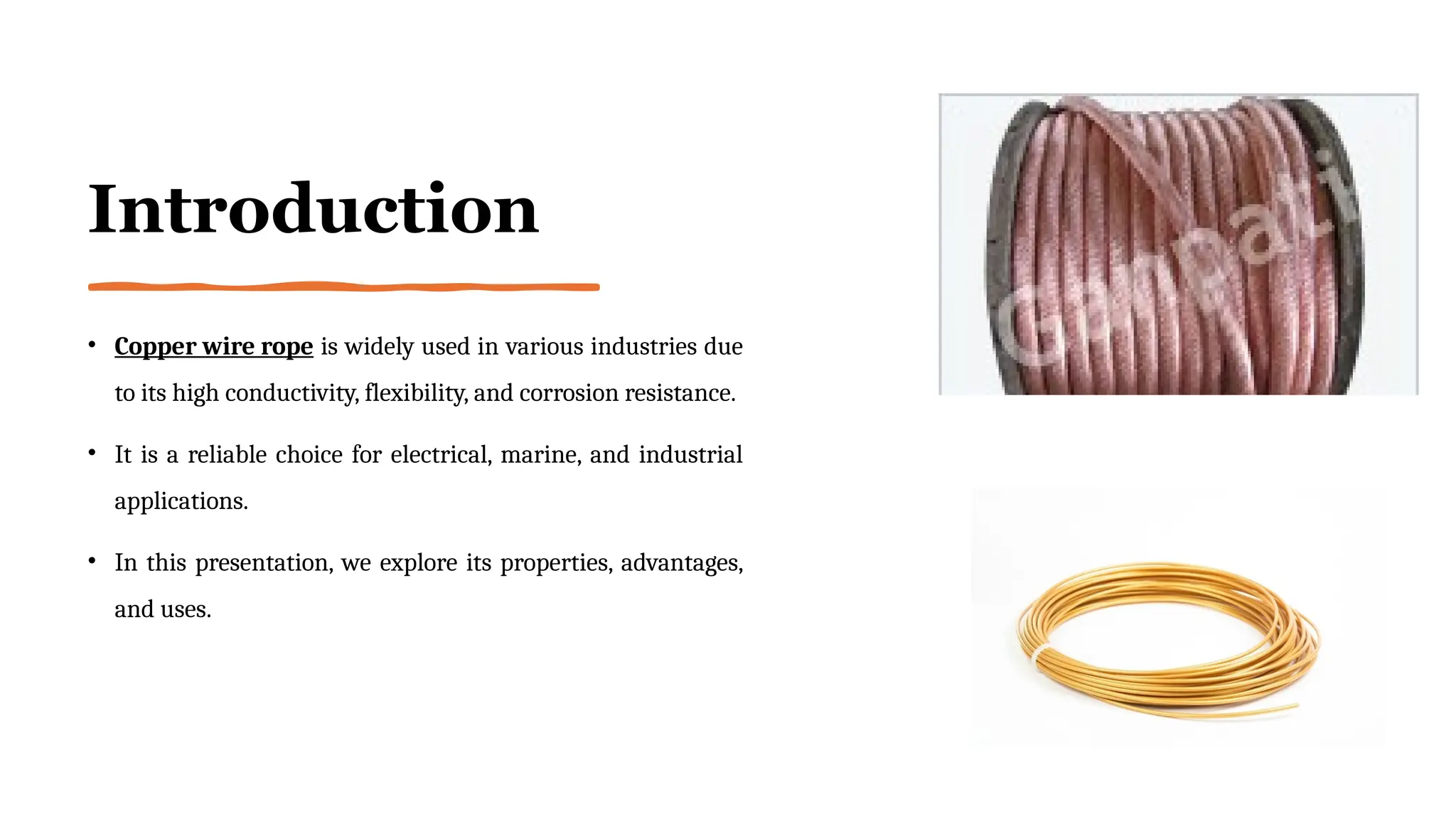 Understanding Copper Wire Rope: Strength, Durability & Applications | PPTX