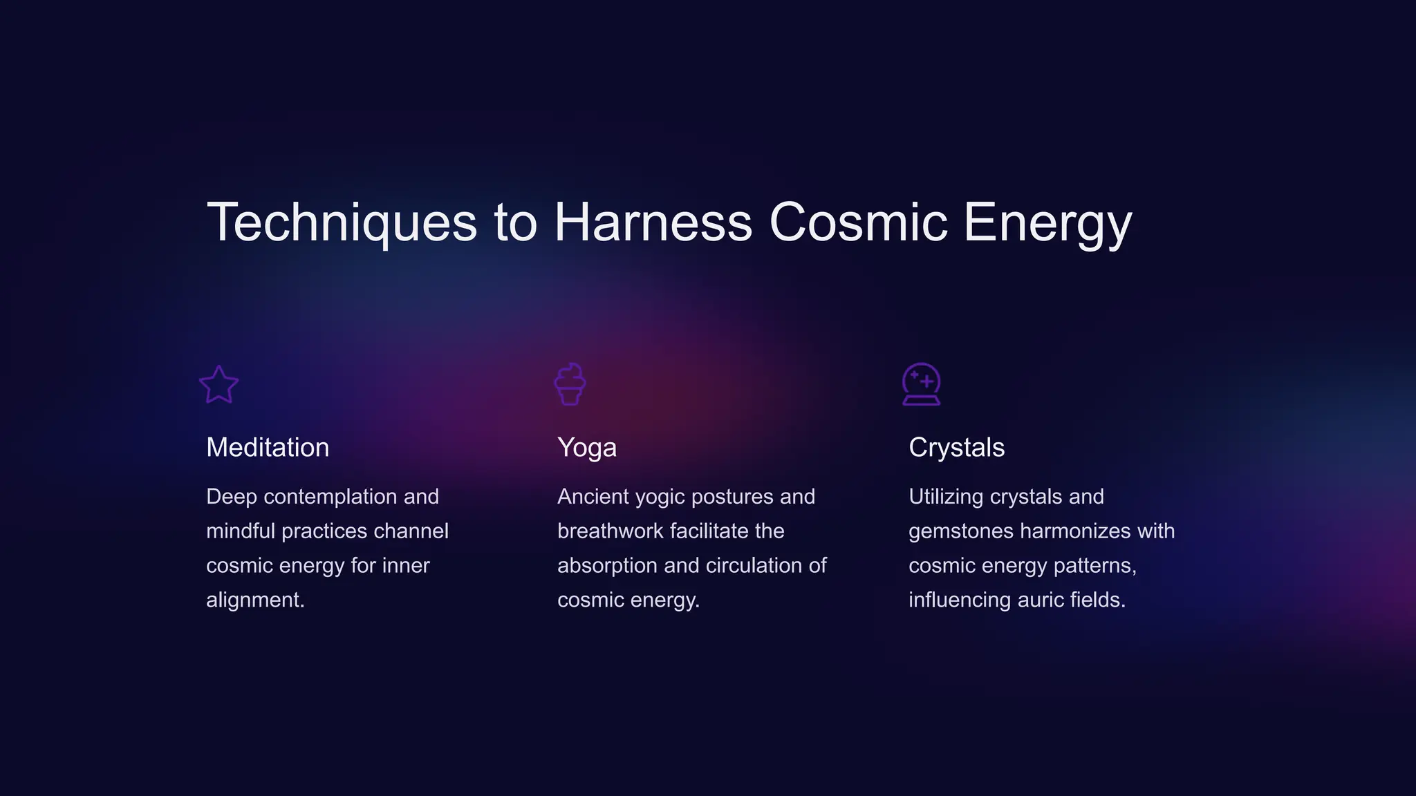 Understanding Cosmic Energy and its effect on human energy | PPTX