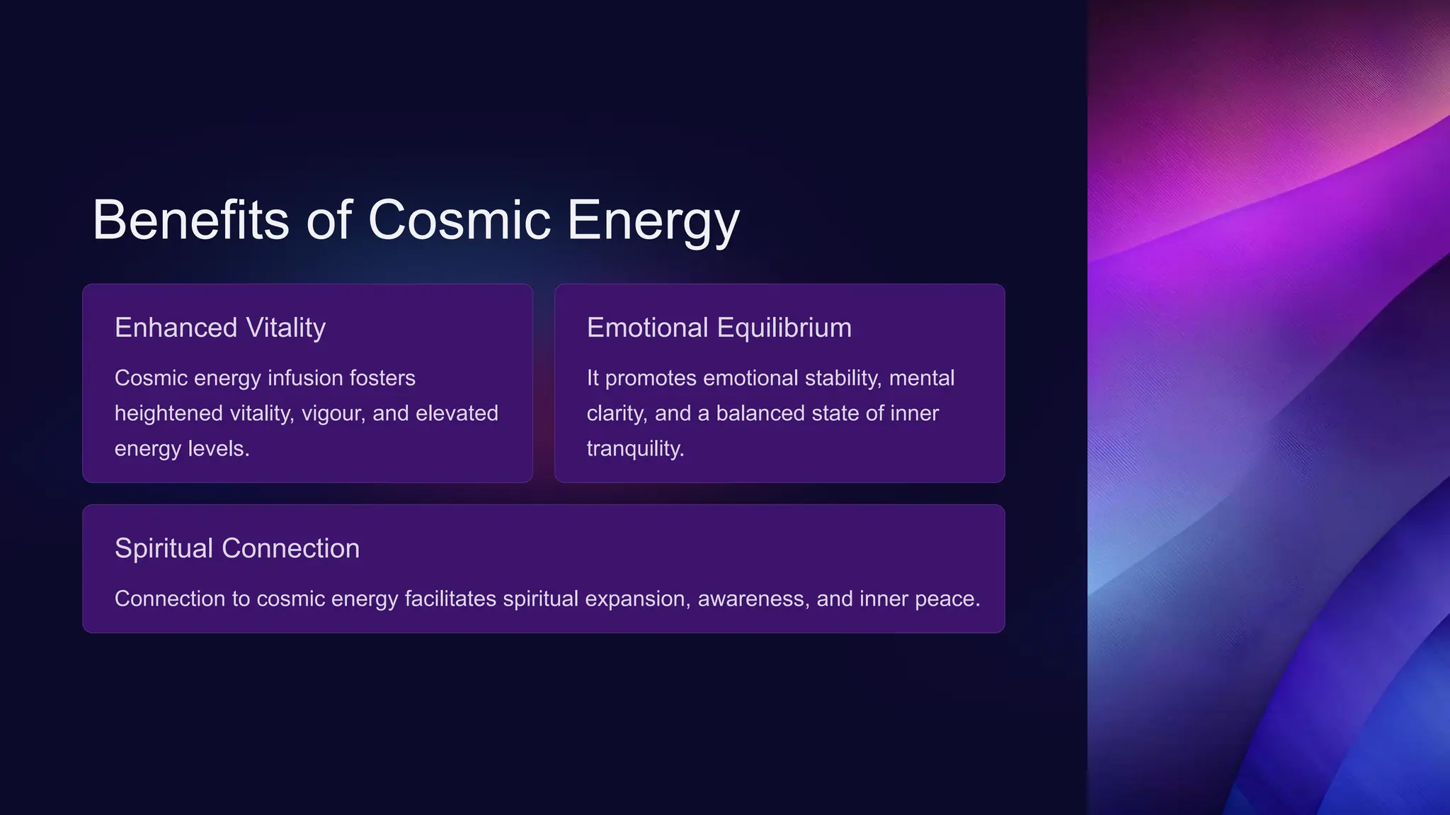 Understanding Cosmic Energy and its effect on human energy | PPTX