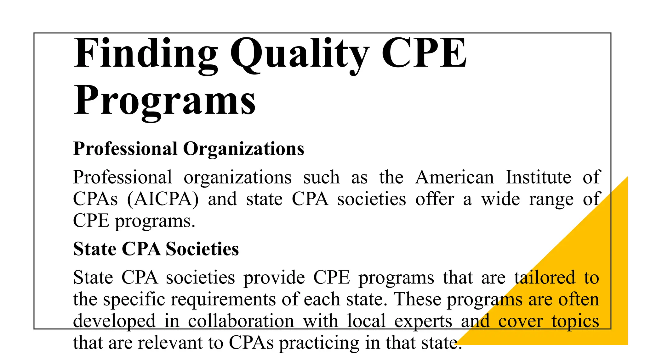 Understanding CPE- A Guide for CPAs | PPT