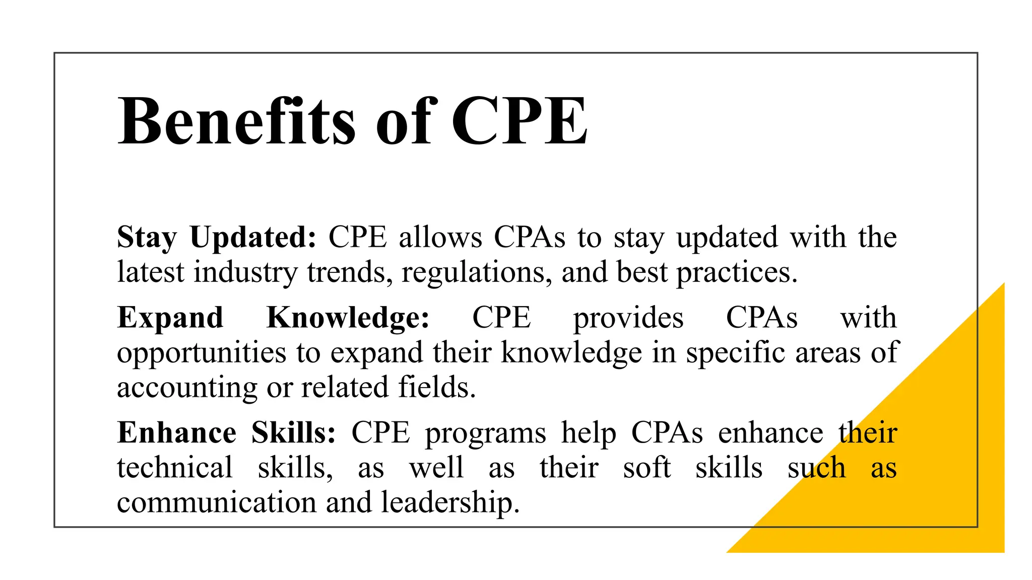 Understanding CPE- A Guide for CPAs | PPTX