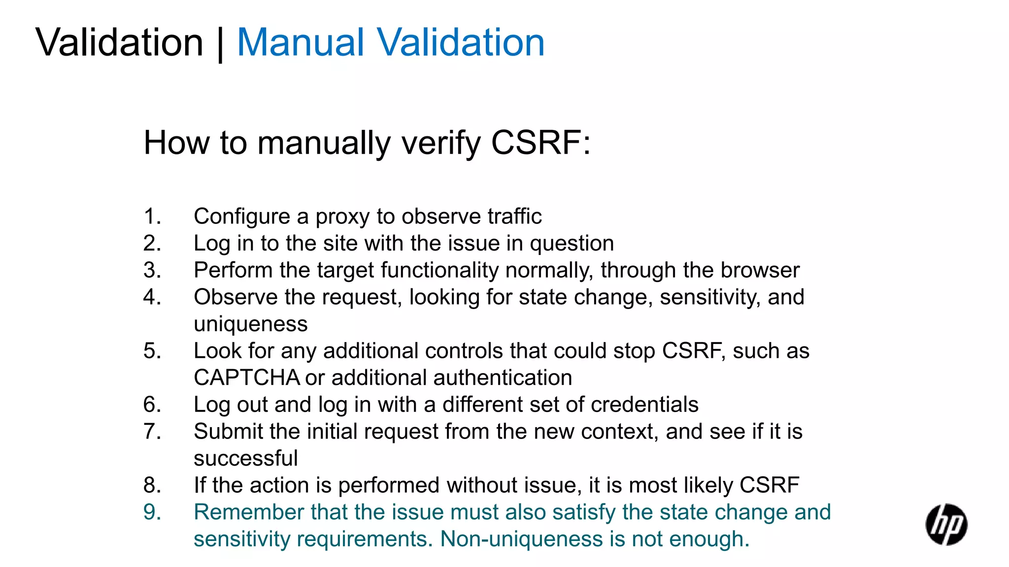 Understanding Cross-site Request Forgery | PPTX
