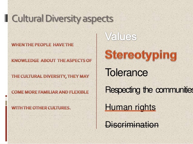 Understanding cultural diversity