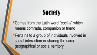 Understanding Culture, Society and Politics - Introduction | PDF