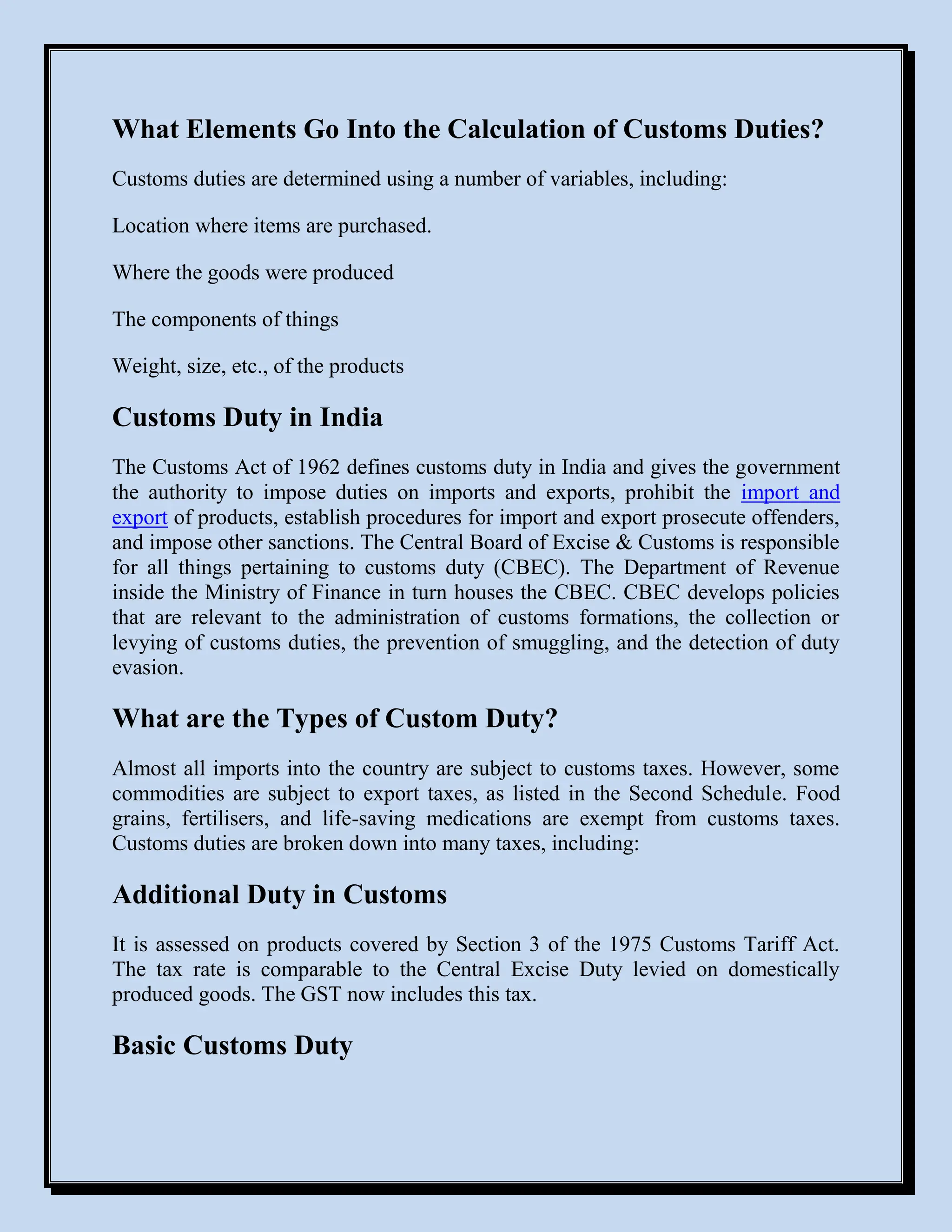 Understanding Custom Duties Types, Calculation, and Regulations.pdf