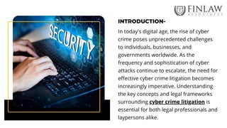 Understanding Cyber Crime Litigation: Key Concepts and Legal Frameworks ...