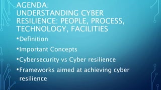 Understanding cyber resilience | PPTX