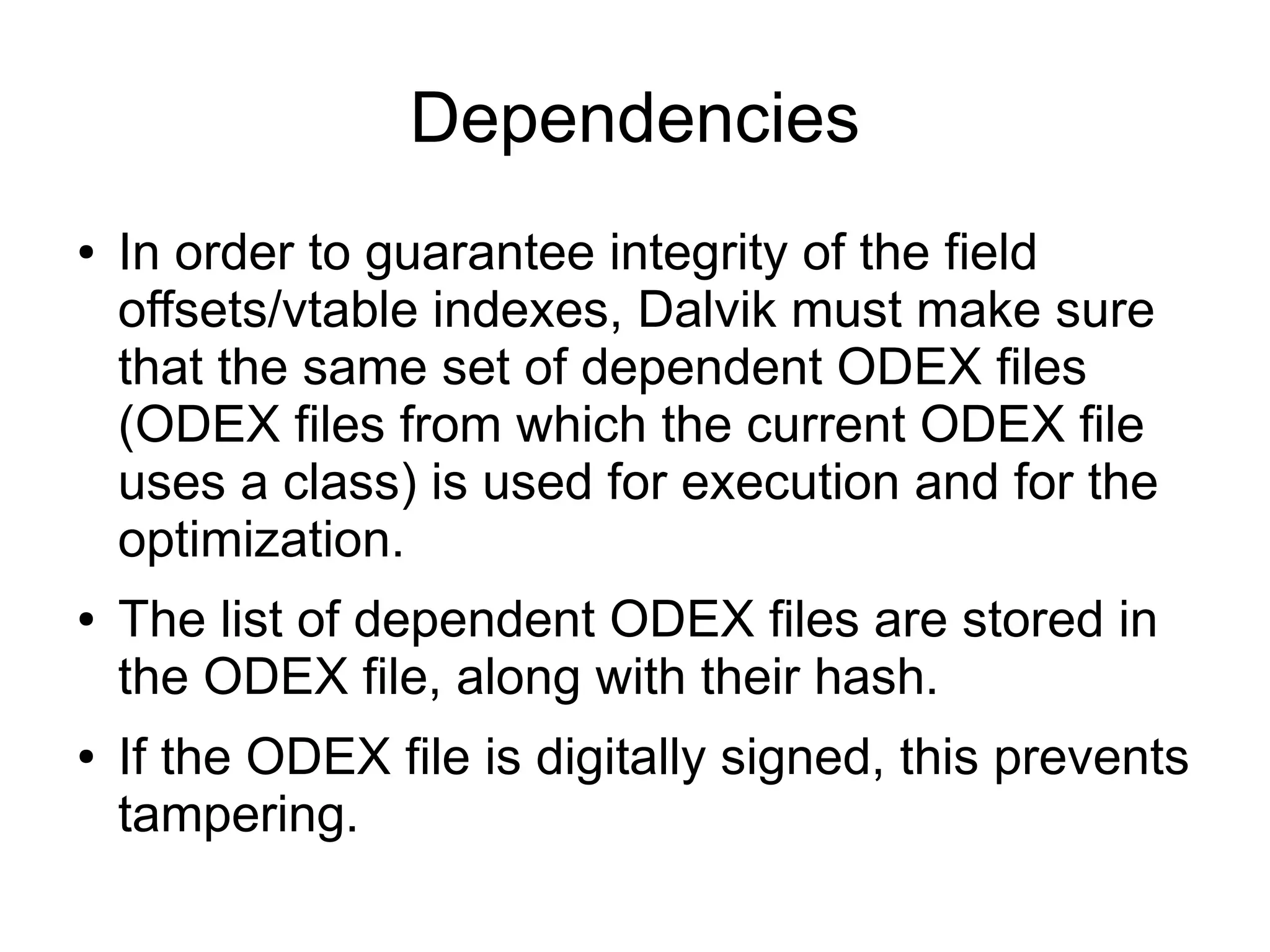 Understanding The Dalvik Bytecode With The Dedexer Tool Pdf Operating Systems Computer
