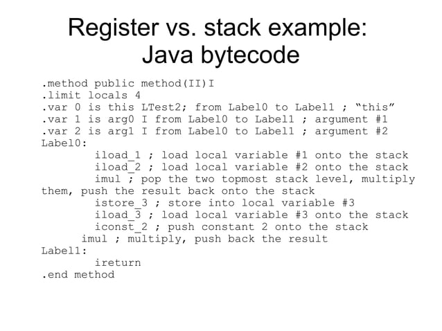 Understanding The Dalvik Bytecode With The Dedexer Tool Pdf Operating Systems Computer