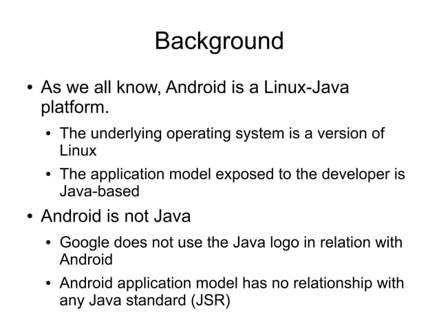 Understanding The Dalvik Bytecode With The Dedexer Tool Pdf Operating Systems Computer