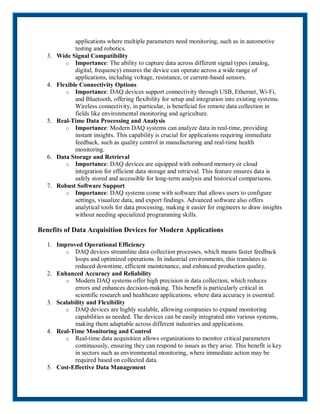 Understanding Data Acquisition Devices Key Features and Benefits for ...