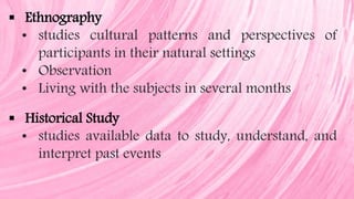 Understanding data and ways on systematically collecting data | PPTX