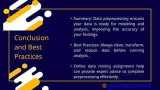 Understanding Data Preprocessing in Data Mining Assignments.pptx