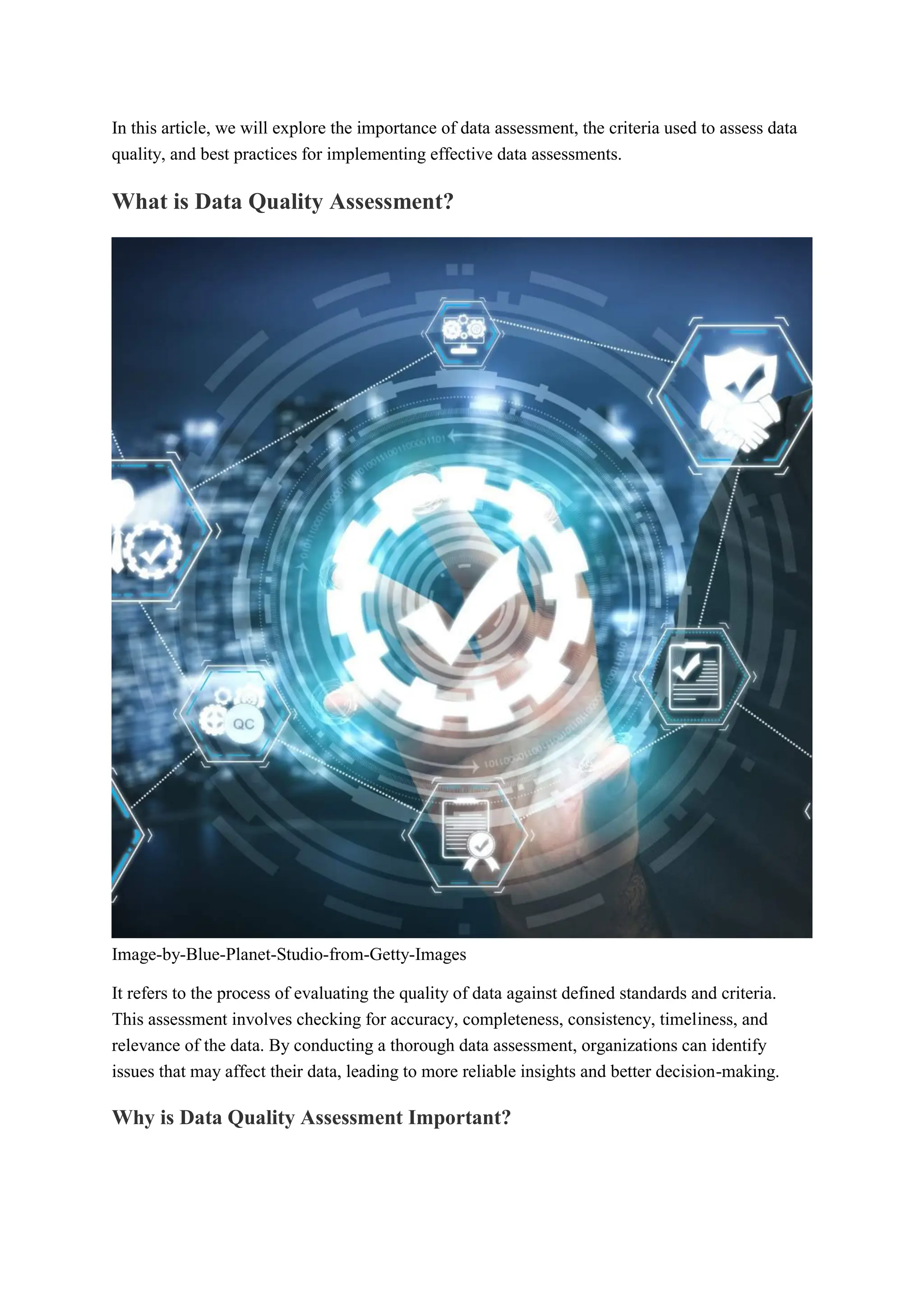 Data Quality Assessment: Key Features and Best Practices | Mr. Business Magazine | PDF