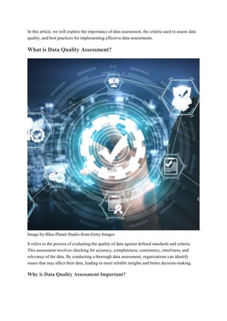 Data Quality Assessment: Key Features and Best Practices | Mr. Business Magazine | PDF