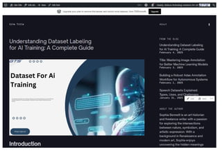 Understanding Dataset Labeling for AI Training A Complete Guide.pdf
