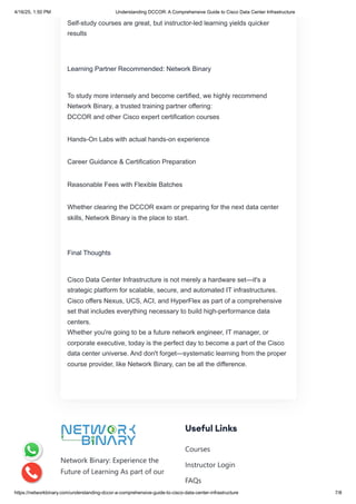 Understanding DCCOR_ A Comprehensive Guide to Cisco Data Center ...