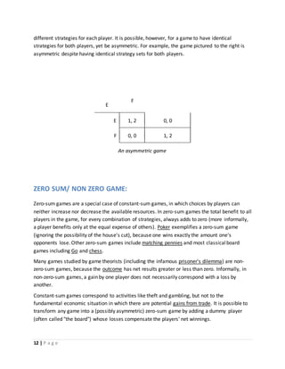 UNDERSTANDING DECISION/ GAME THEORY FOR BETTER RISK ASSESSMENT. | DOCX | Business | Business and ...