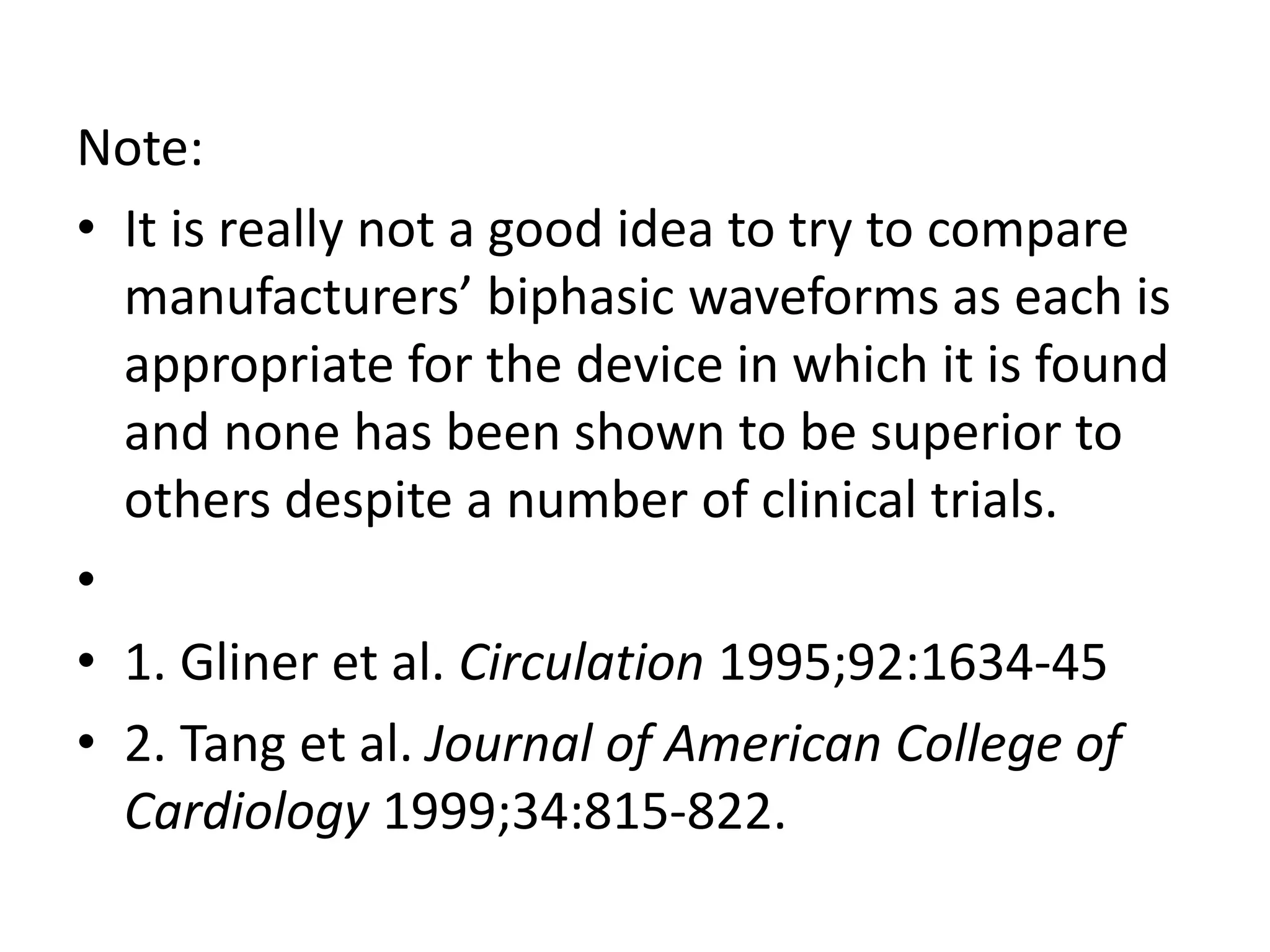 UNDERSTANDING DEFIBRILLATION WAVEFORMS.pptx | Heart and Cardiovascular ...