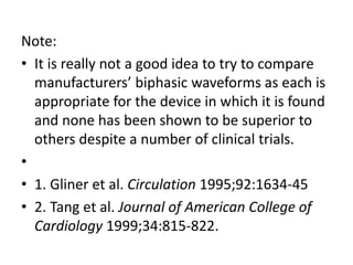 UNDERSTANDING DEFIBRILLATION WAVEFORMS.pptx | Heart and Cardiovascular ...