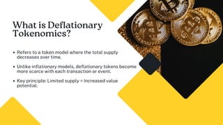 Understanding the Deflationary Tokenomics | PDF