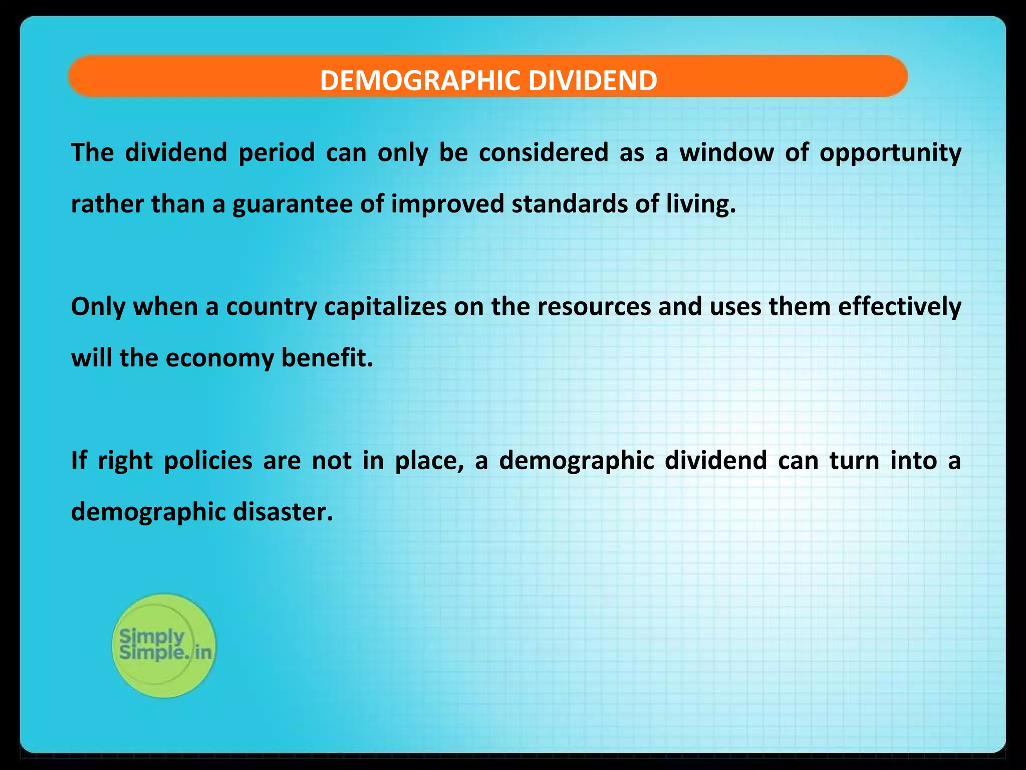 Understanding Demographic Dividend | PPS