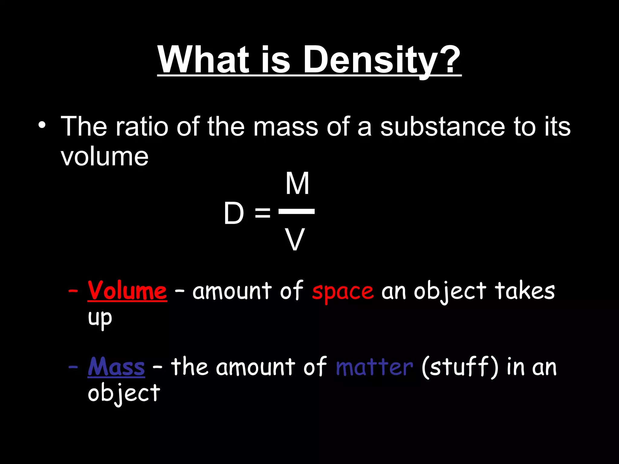 Understanding density | PPT