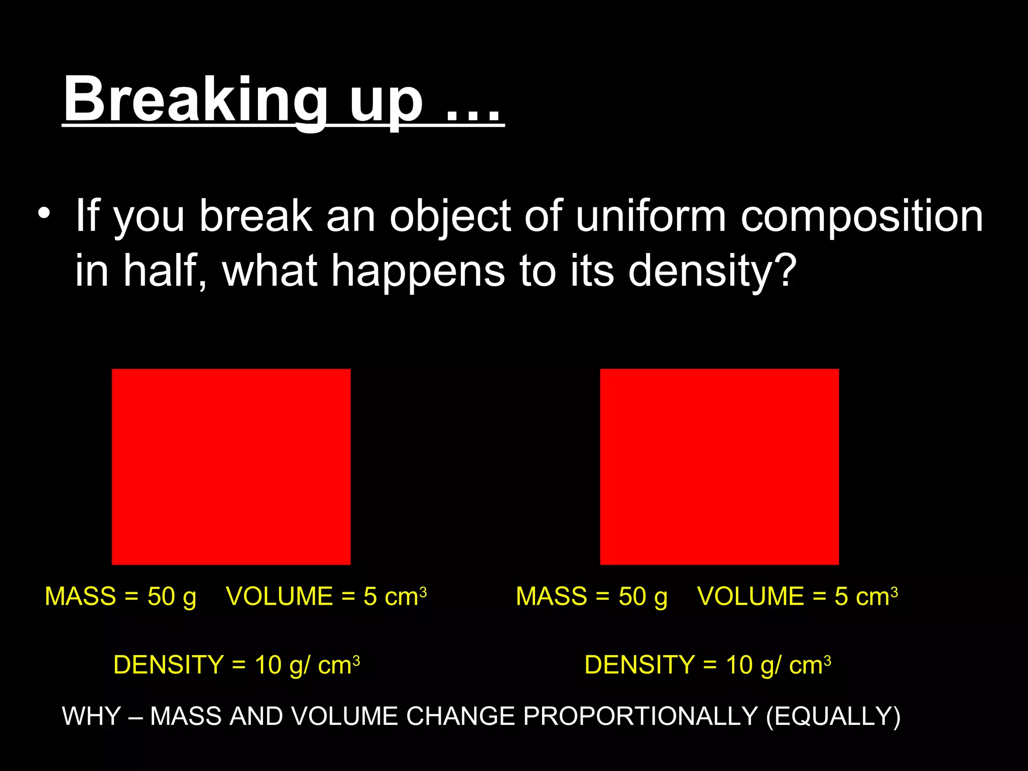 Understanding density | PPT