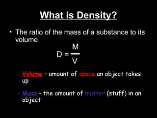 Understanding density | PPT