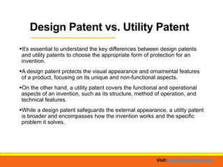 Understanding Design Patents: Safeguarding Your Innovations | InventionIP | PPTX | Legal ...