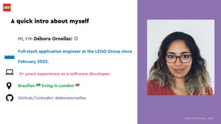 Understanding Design Tokens, from UX tool to production - Débora Barreto Ornellas | PPT