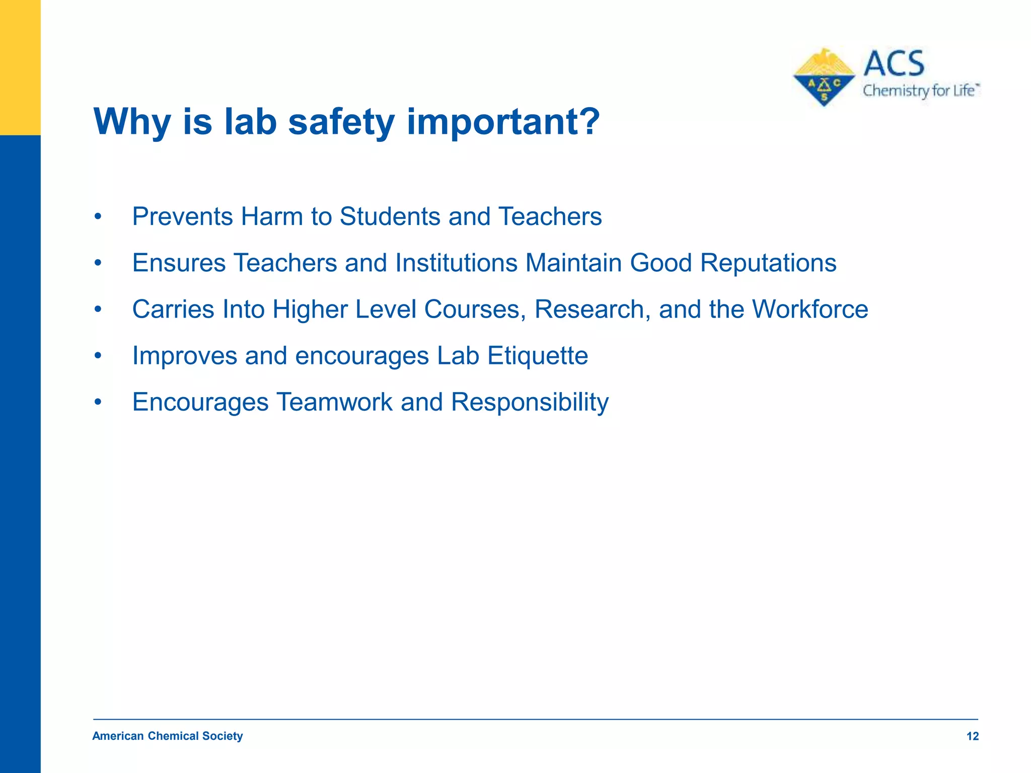 Understanding, Developing, and Implementing Laboratory Safety Culture ...
