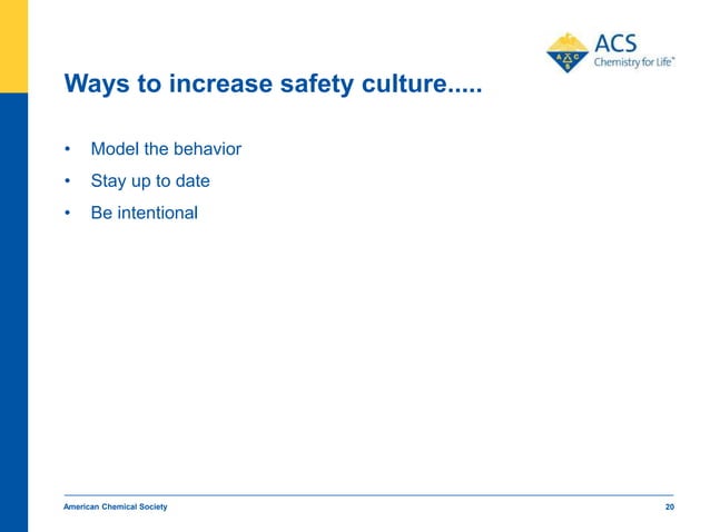 Understanding, Developing, and Implementing Laboratory Safety Culture ...