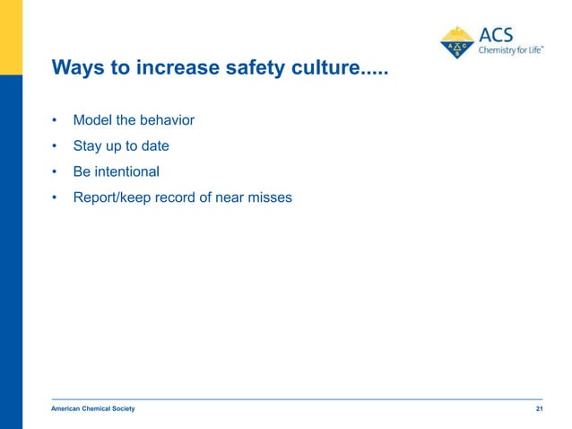 Understanding, Developing, and Implementing Laboratory Safety Culture ...