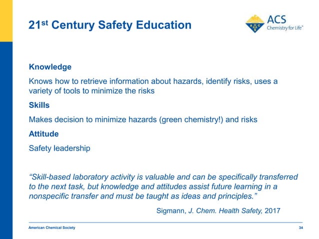Understanding, Developing, and Implementing Laboratory Safety Culture ...