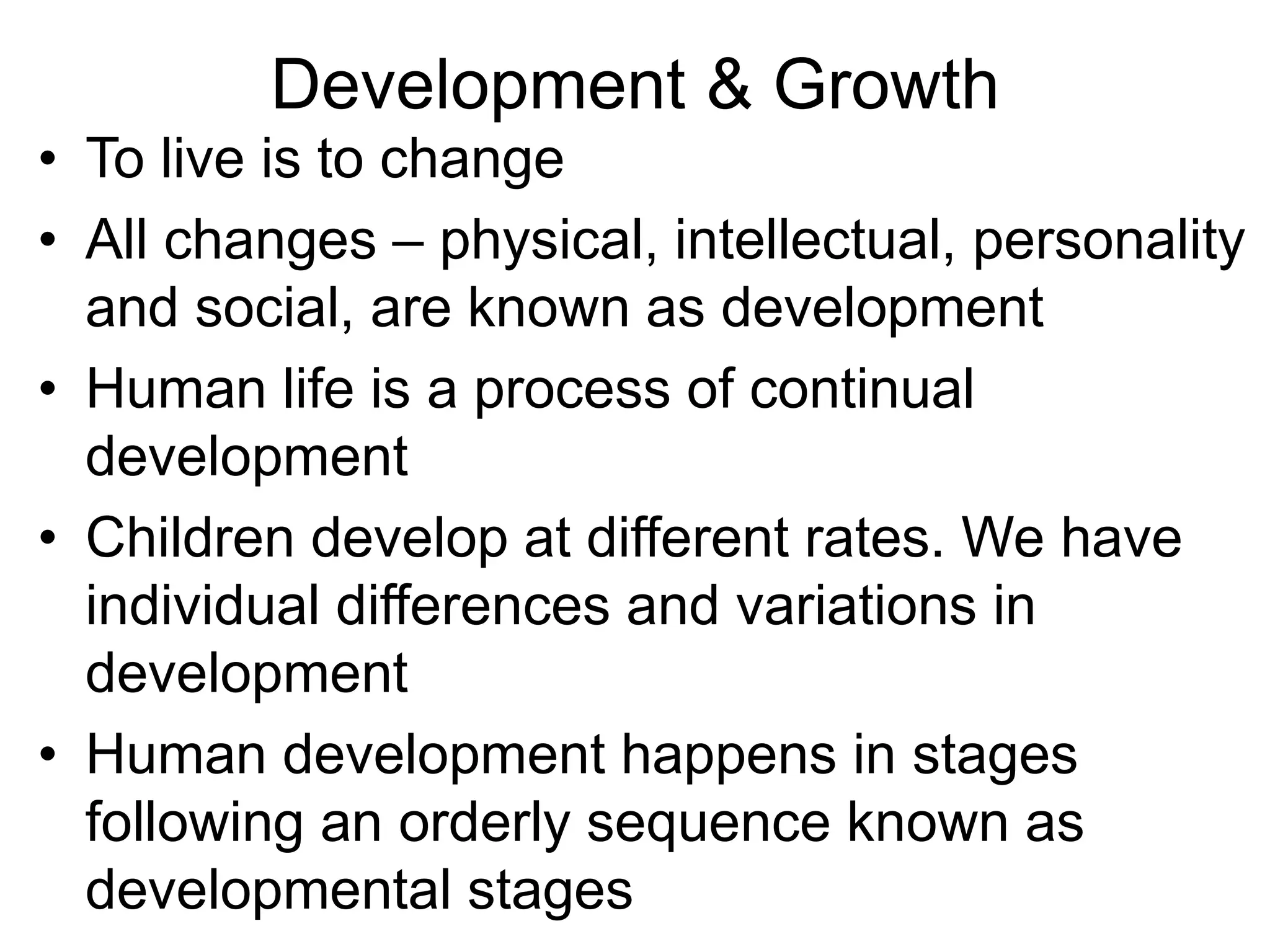 Understanding developmental stages | PPTX