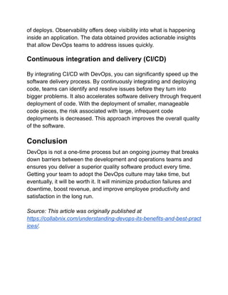 Understanding DevOps, its benefits, and best practices.pdf