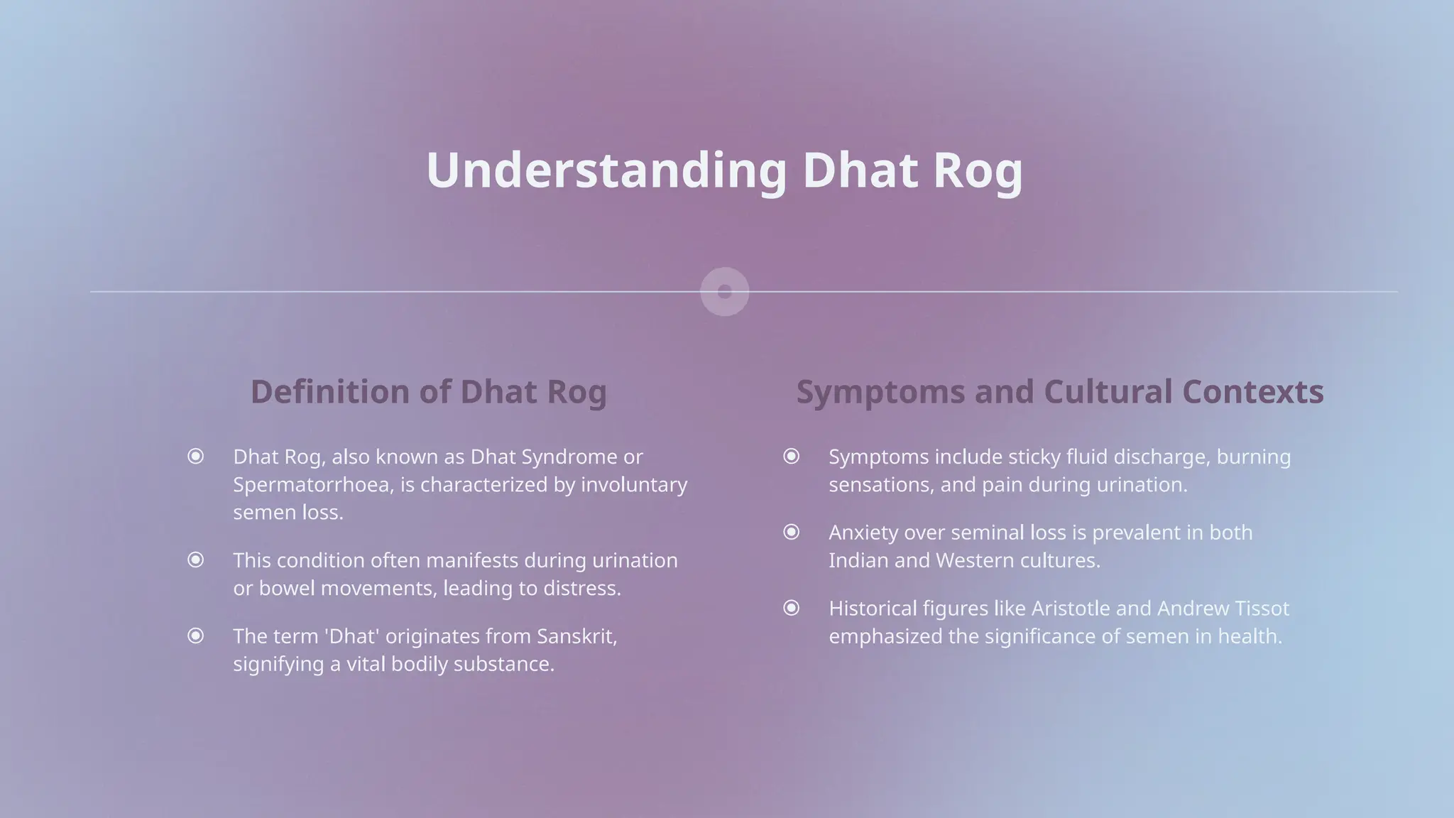 Dhat Syndrome Treatment in Mumbai, India | PPT | Free Download