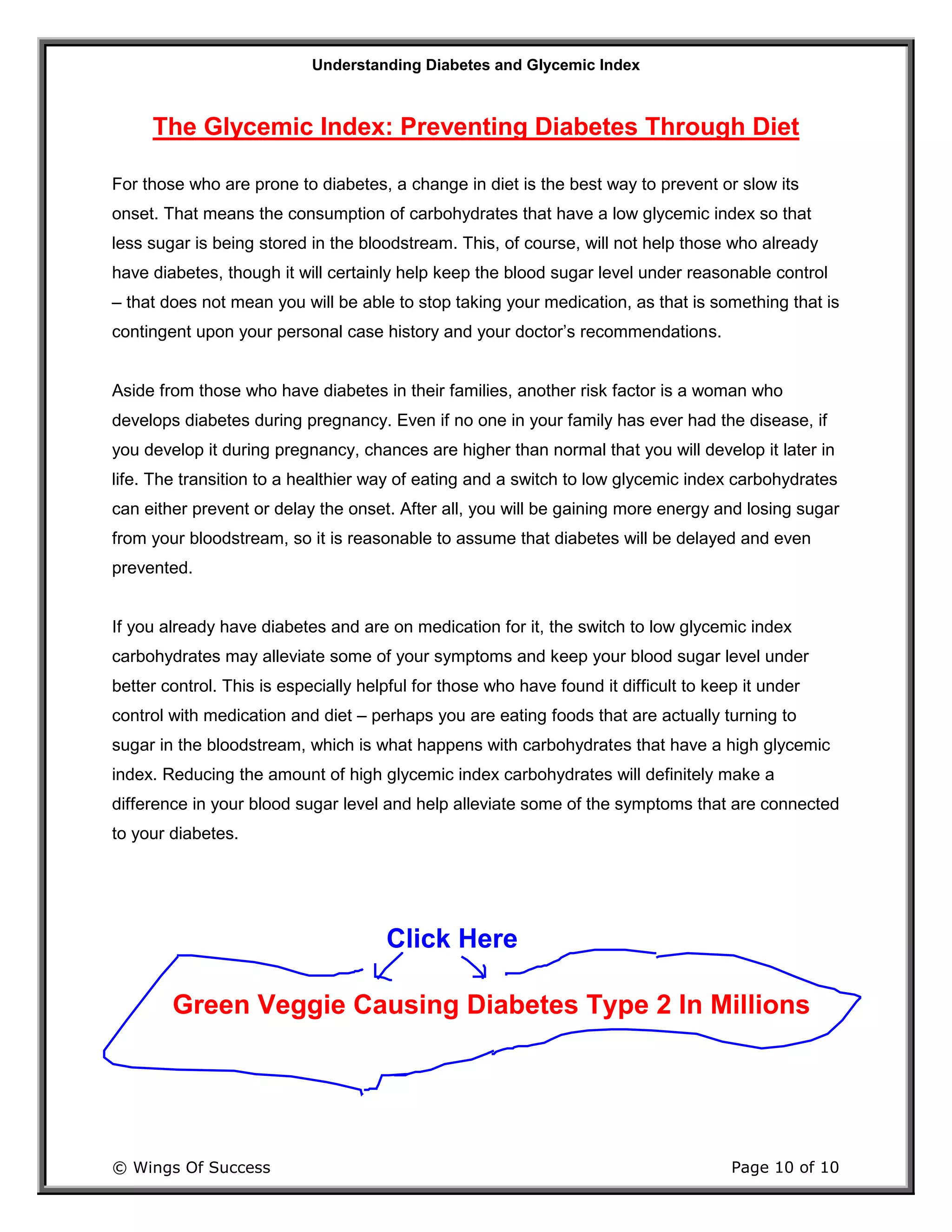 Understanding diabetes and_glycemic_index | PDF