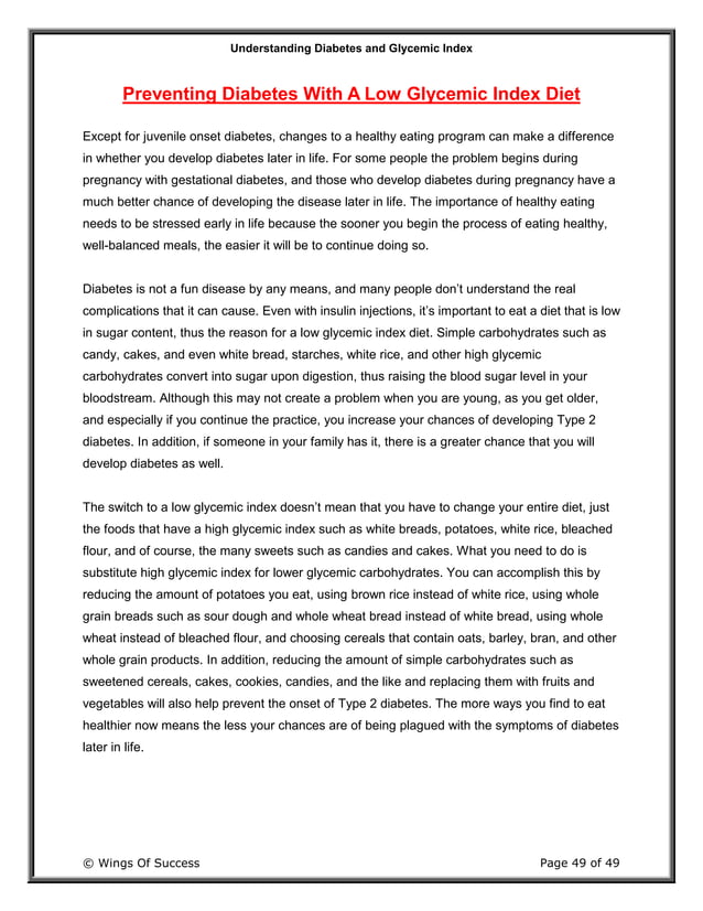 Understanding diabetes and_glycemic_index | PDF