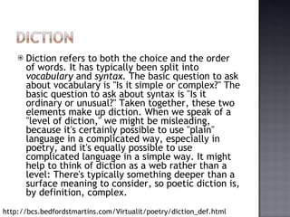 Understanding Diction | PPT