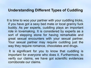 Understanding Different Types of Cuddling | PPT