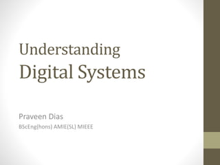 Understanding digital systems | PPTX