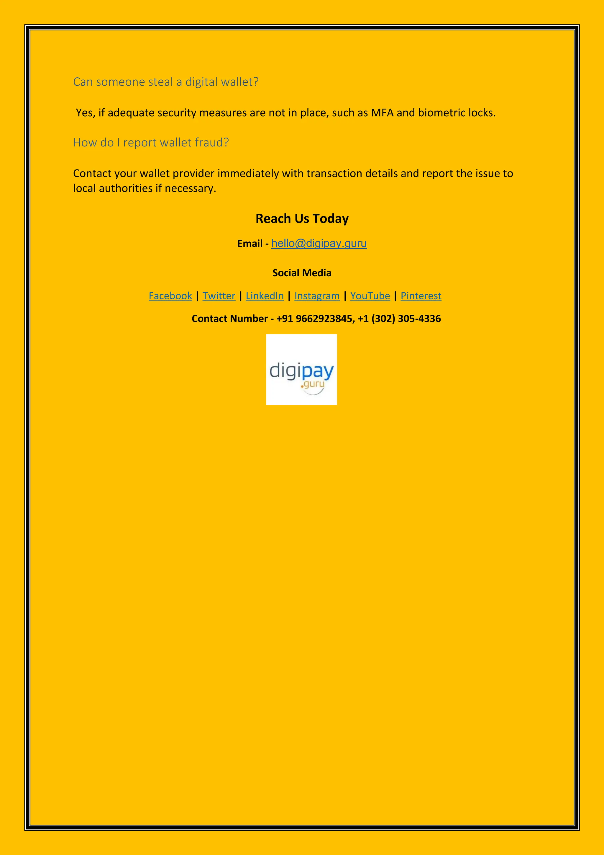 Understanding Digital Wallet Fraud & FAQ | PDF