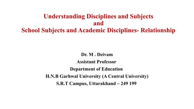 UNDERSTANDING DISCIPLINES AND SUBJECTS.pptx
