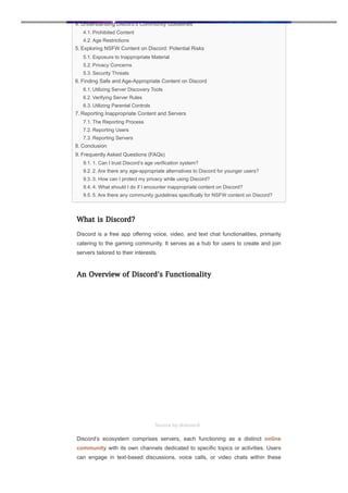 Understanding Discord NSFW Servers A Guide for Responsible Users.pdf ...