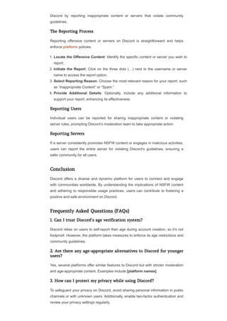 Understanding Discord NSFW Servers A Guide for Responsible Users.pdf ...