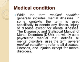 Understanding diseases and its major treatment | PPTX