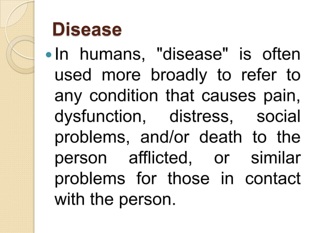 Understanding diseases and its major treatment | PPTX | Infectious ...