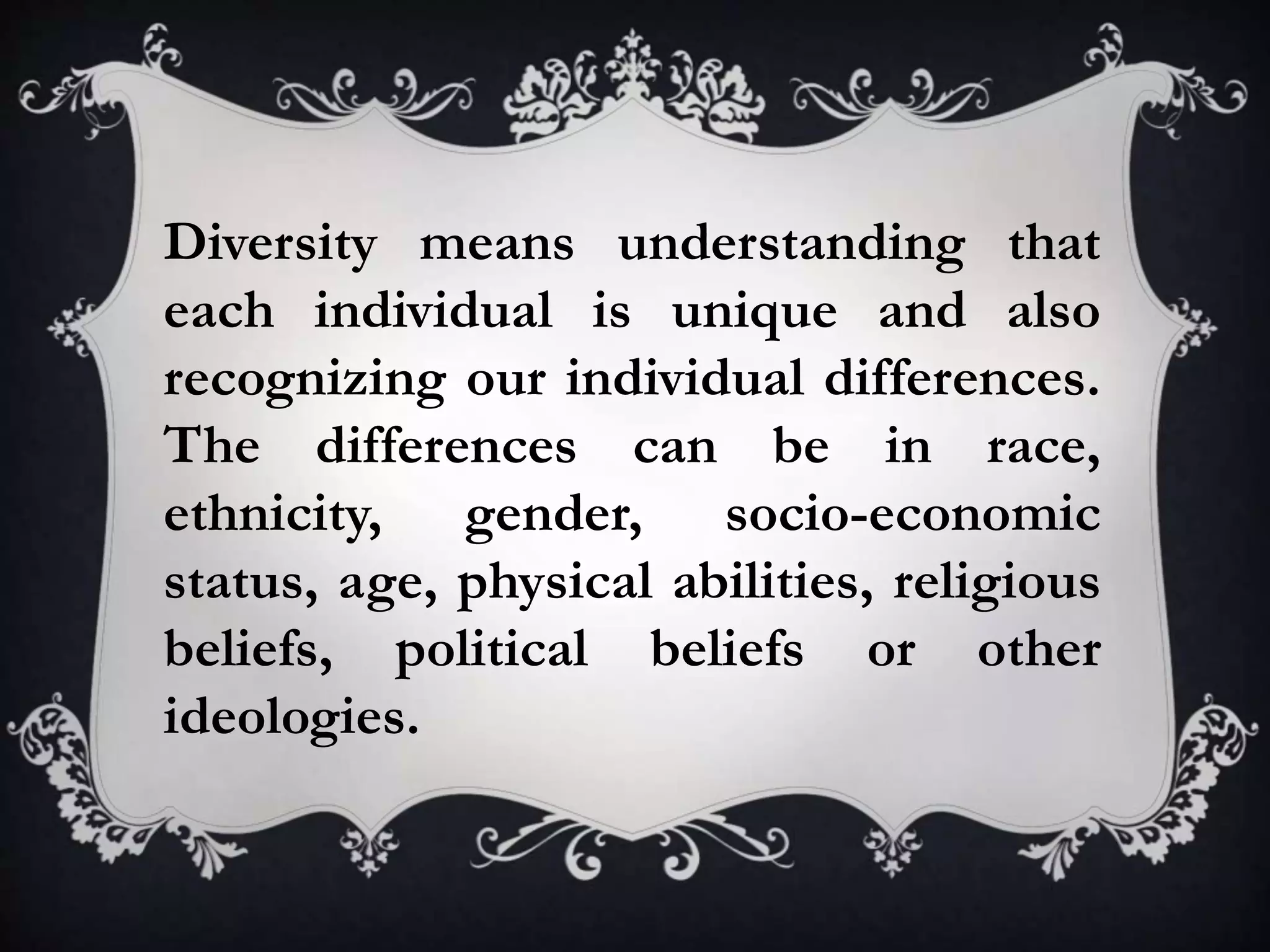 Understanding diversity | PPTX